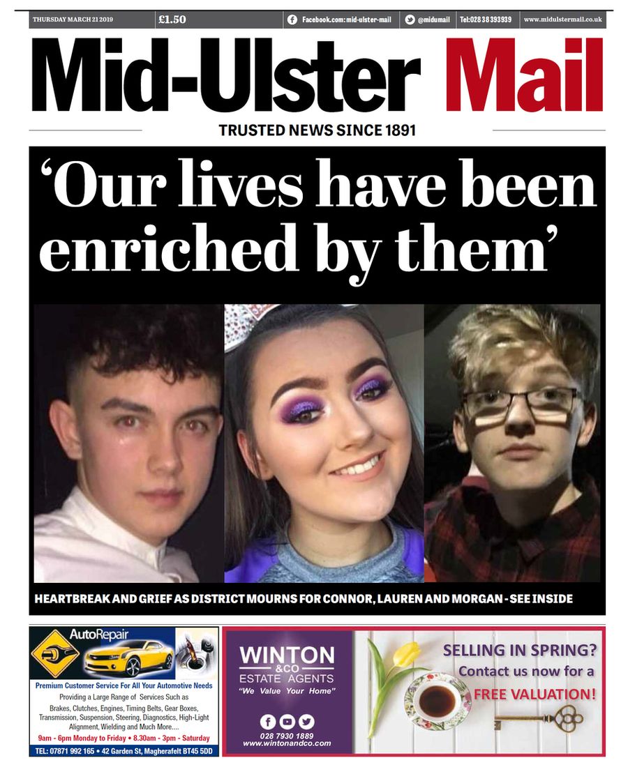 NI weekly papers: Cookstown crush tragedy on weekly front pages - BBC News