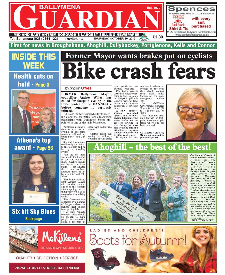 NI local paper review: Attack on pensioners and cycling ban bid - BBC News