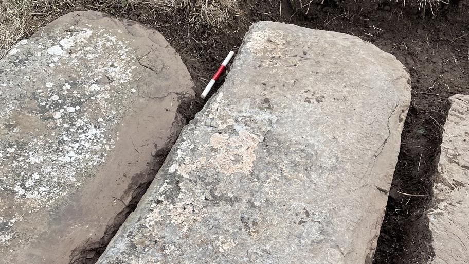 Pictish carved stone discovered in Highland graveyard - BBC News