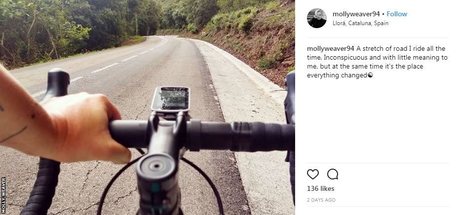 Cyclist Molly Weaver on the crash that led to depression and the ...