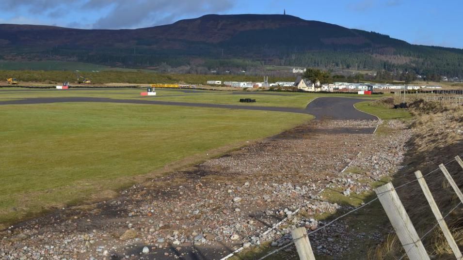 Highland kart circuit where F1 stars raced 'at risk from sea' - BBC News