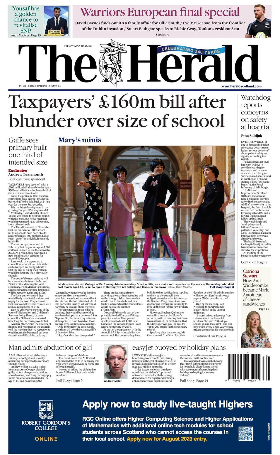 Scotland's papers: A&E chaos and 'every parent's worst nightmare' - BBC ...