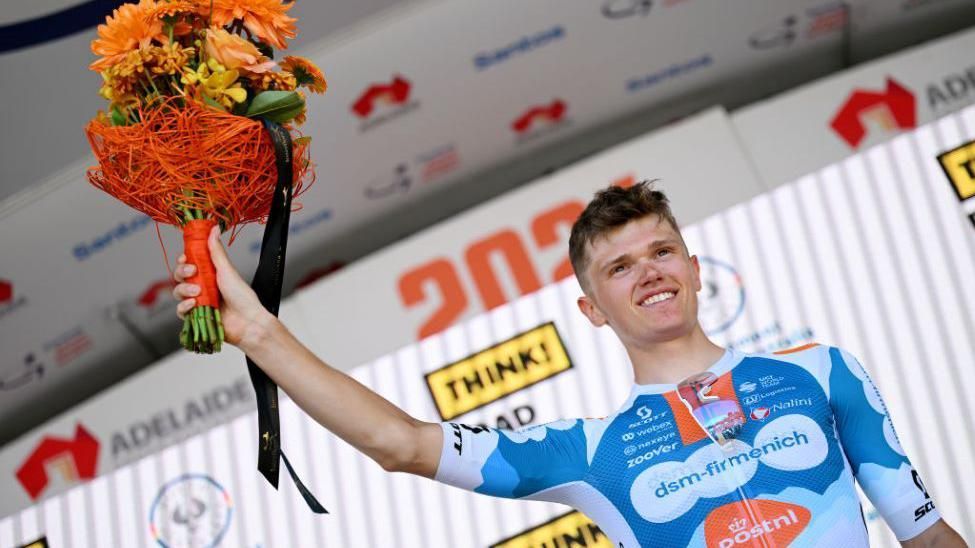 Kelso's Oscar Onley on dream Tour de France debut - BBC News