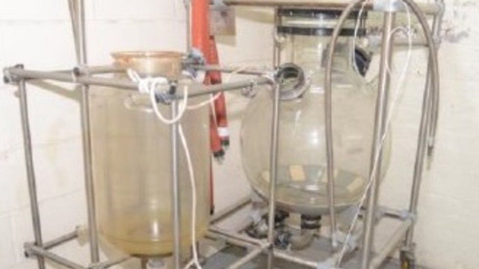 Amphetamines gang jailed for running 'industrial scale' labs - BBC News