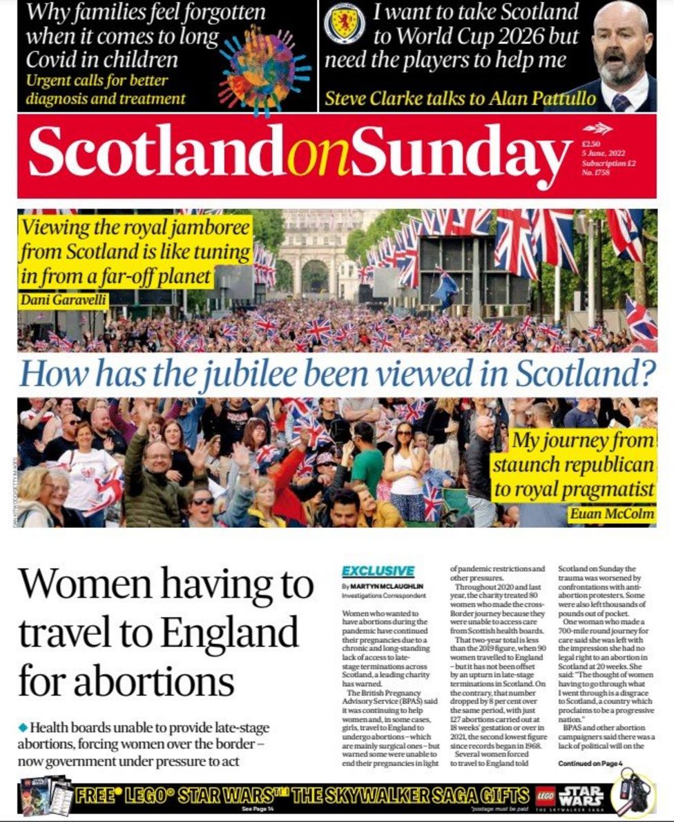 Scotland's papers: Queen's Paddington tea and ScotRail 'gravy train ...