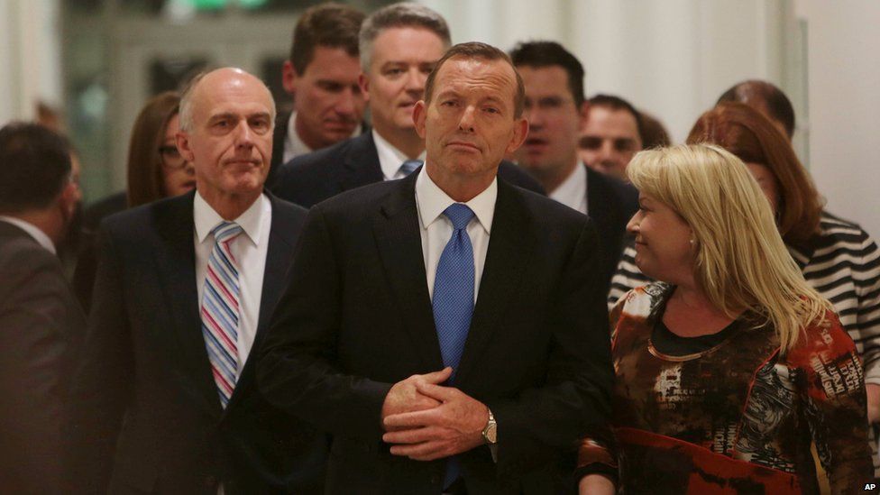 Australian PM Tony Abbott ousted by Malcolm Turnbull - BBC News