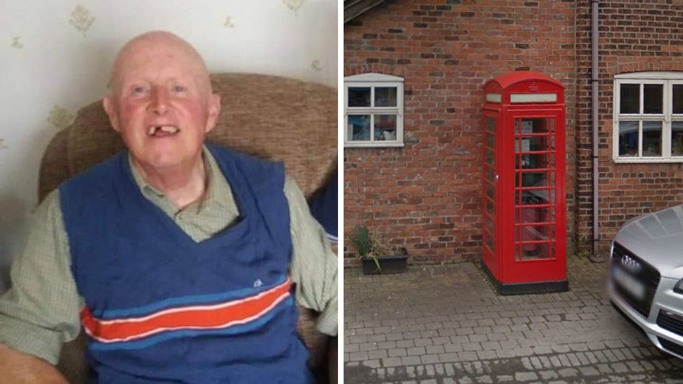 Lancashire village's phone box saved in tribute to resident - BBC News