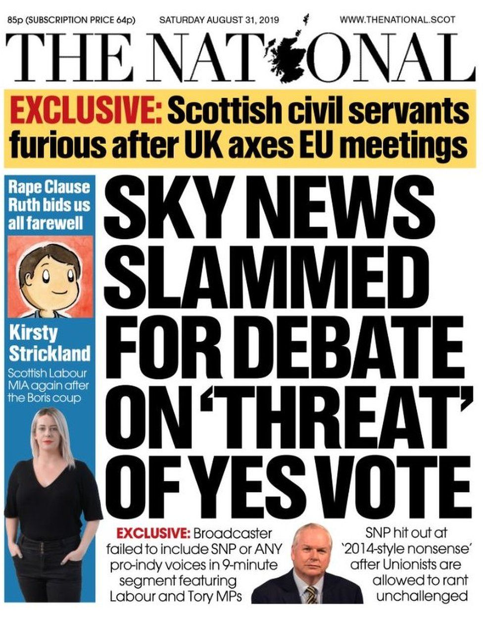 Scotland's papers: Brexit challenge and 'sectarian' riots - BBC News