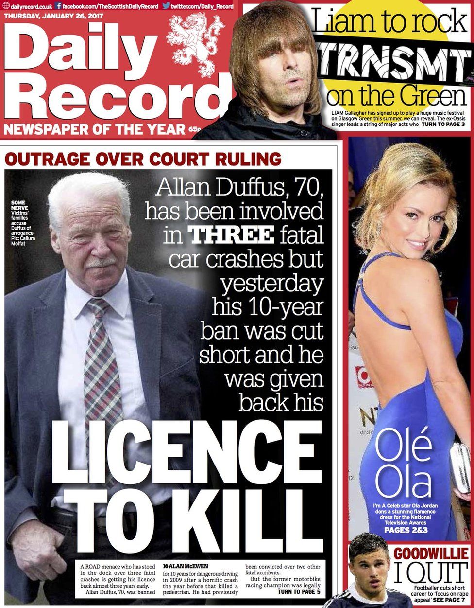 Scotland's papers: Child health timebomb and pet death riddle - BBC News