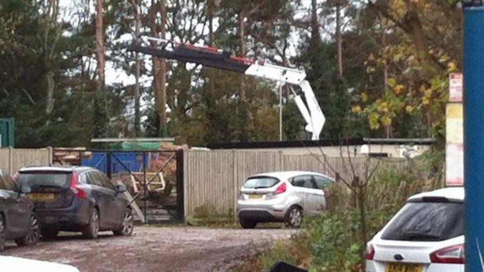 Electrocuted crane driver seen 'shaking' at controls - BBC News