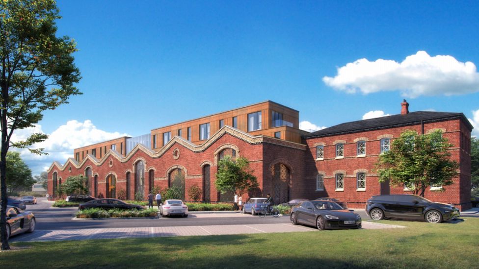 Worcester railway shed could be converted into apartments - BBC News