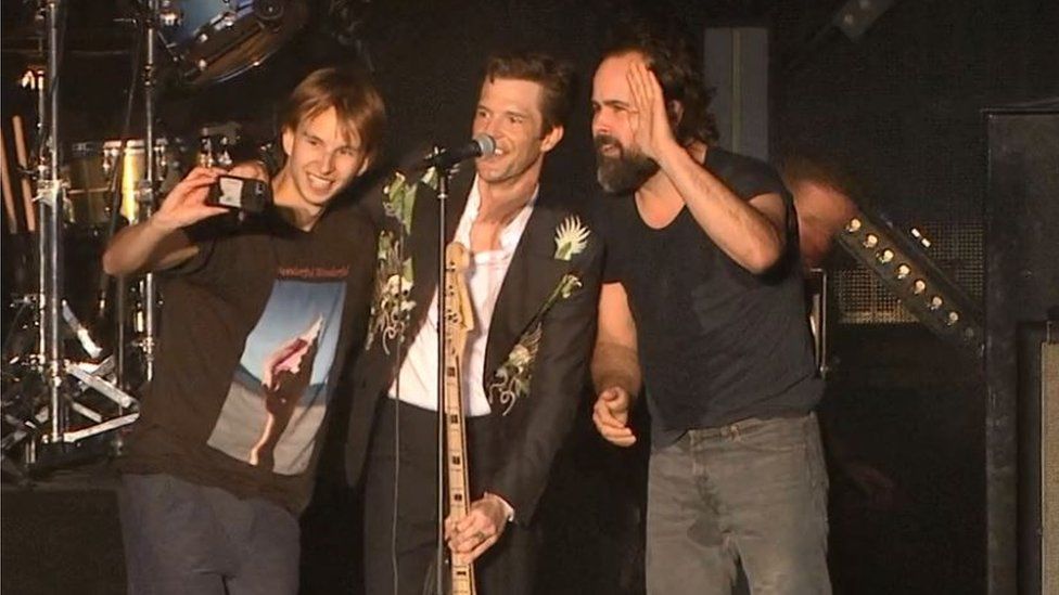 'Everyone say hello to Tony': Killers TRNSMT drummer revealed - BBC News