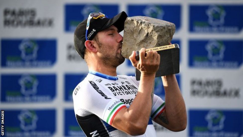 Paris-Roubaix: Italian Sonny Colbrelli wins men's race after late drama ...