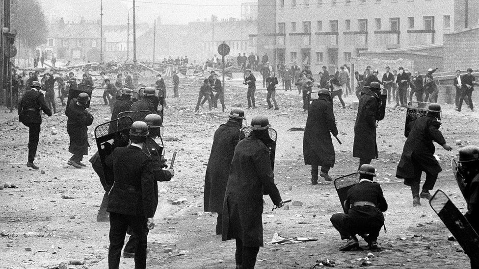 Battle Of Bogside Marked 50 Years On Bbc News
