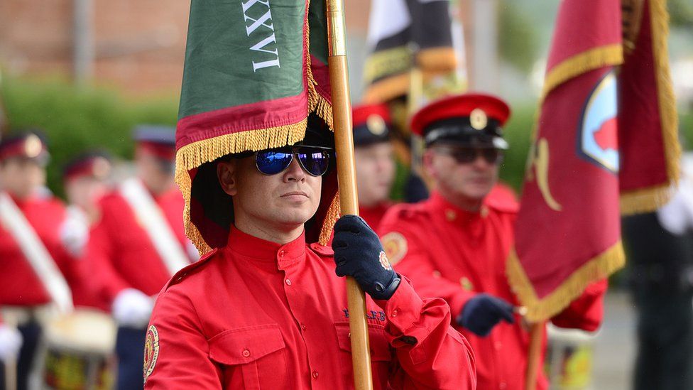 The Twelfth: Orange marches taking place in Northern Ireland - BBC News