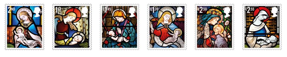 Royal Mail unveils Christmas 2020 nativity stamps - BBC News