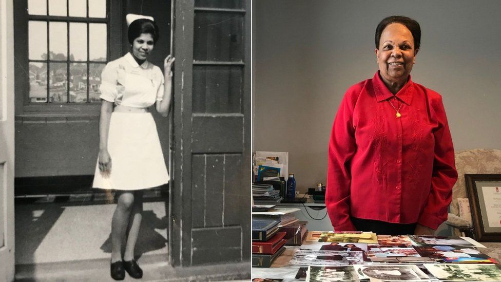 NHS 75: Windrush nurse's 50 years of the NHS in Shropshire - BBC News