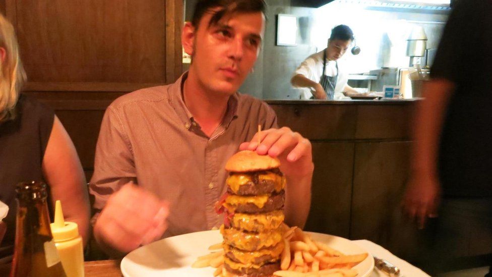 Meet Mr Bacon Double Cheeseburger - BBC News