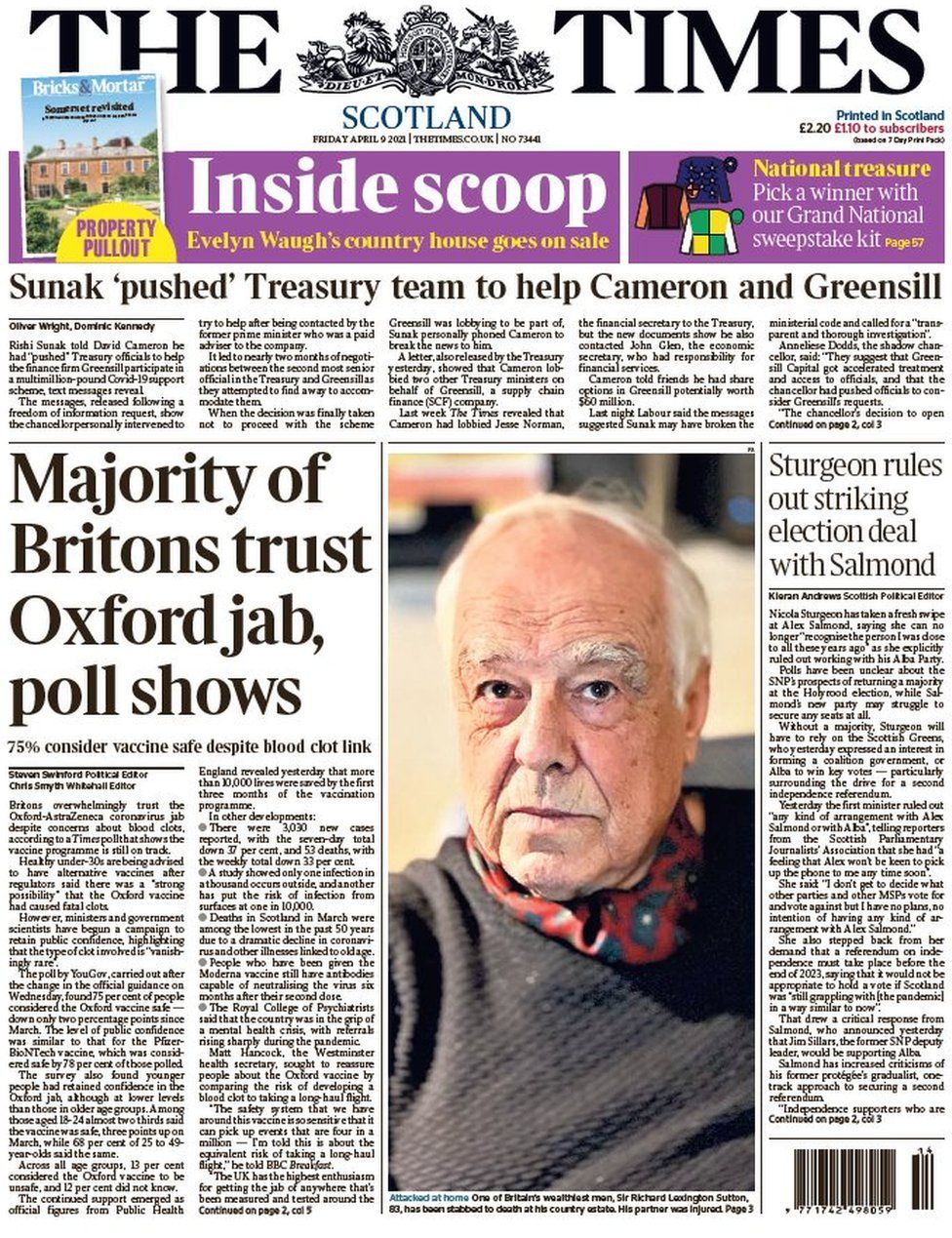 Scotland's papers: Care home failure and vaccine push - BBC News