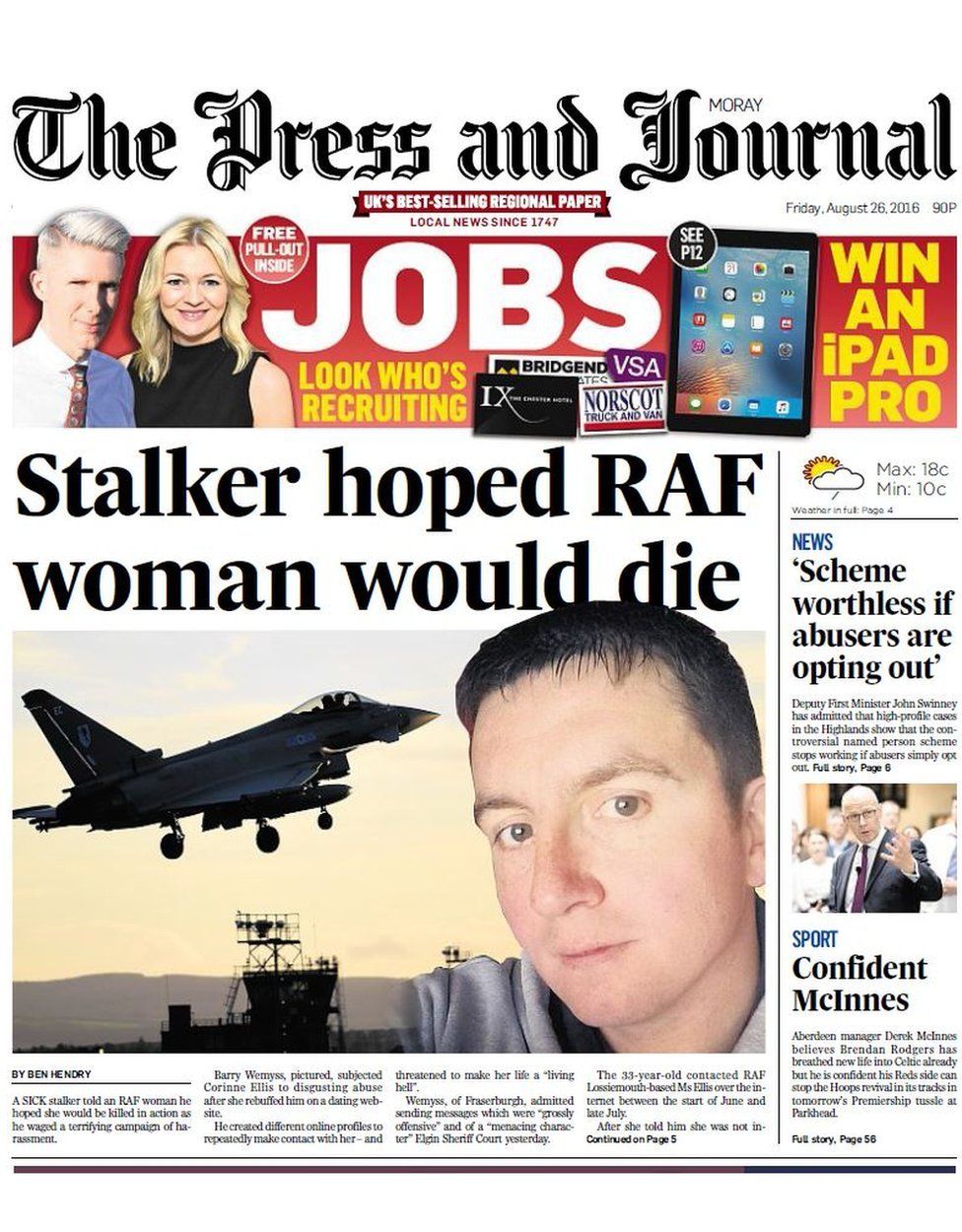 Scotland's papers: Polish Scots and online 'ned' jailed - BBC News