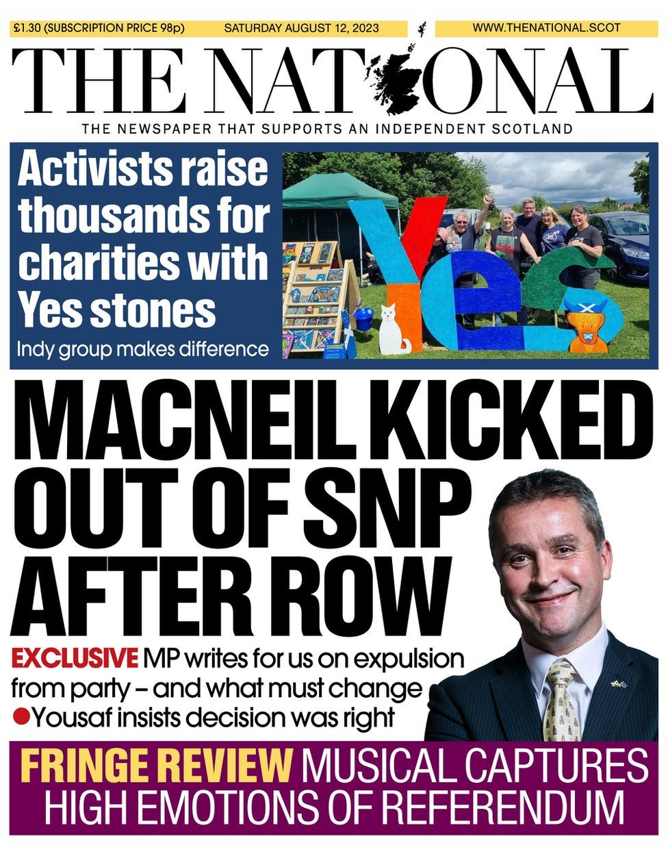 Scotland's papers: SNP MP kicked out and student accommodation fears ...