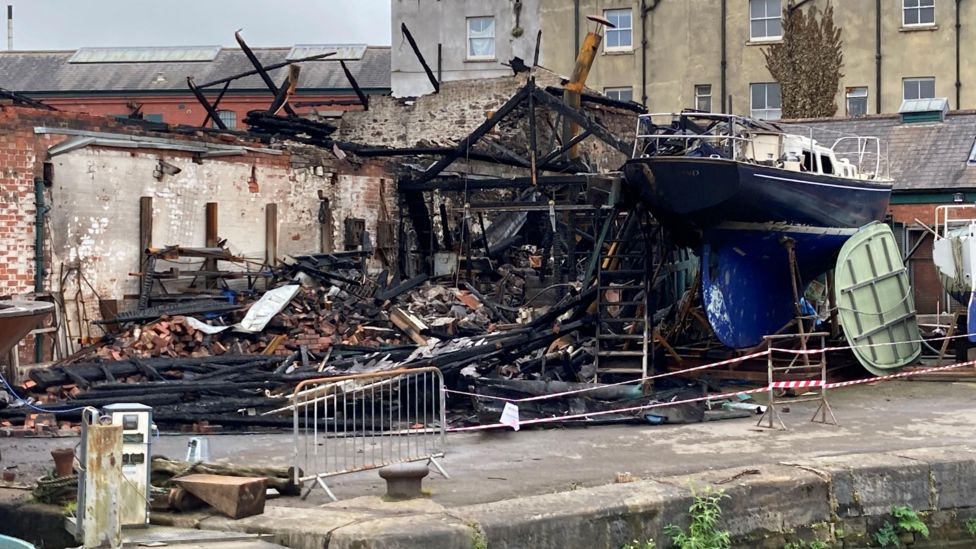 Underfall yard reopens after devastating fire - BBC News
