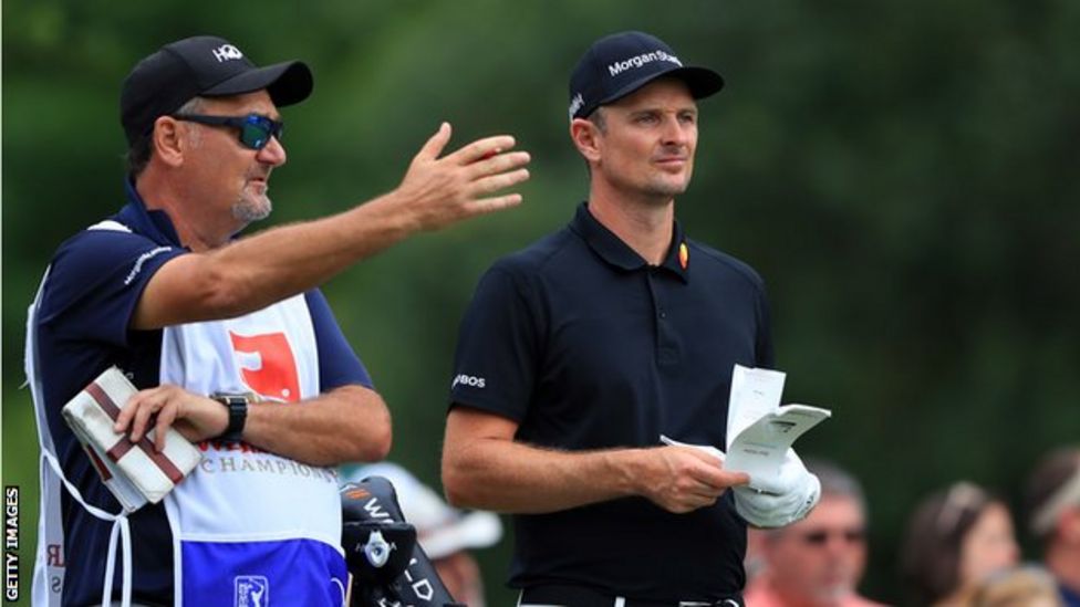 Justin Rose's caddie Mark Fulcher steps down to recover from heart ...