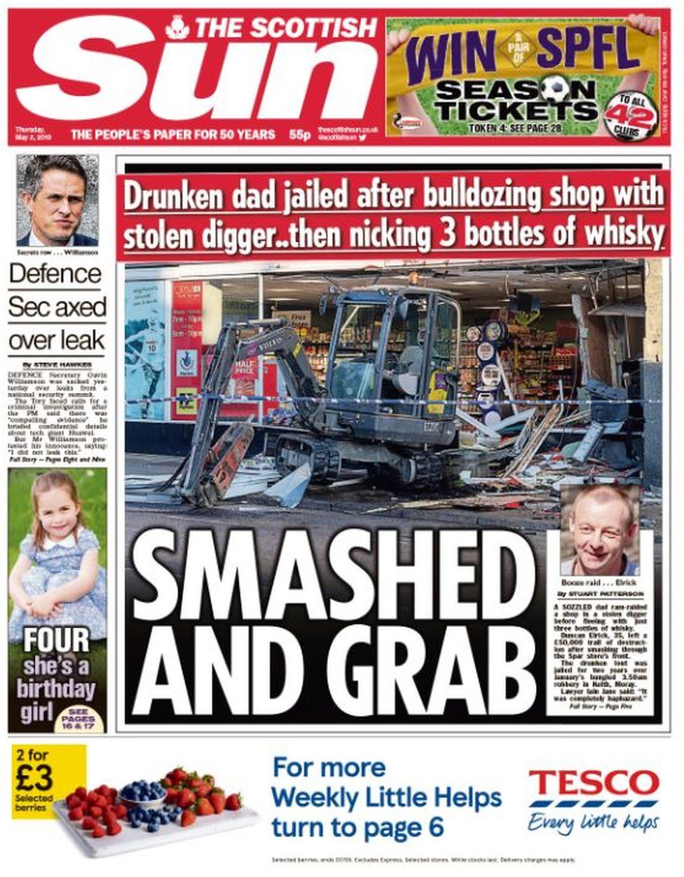 Scotland's papers: 'I didn't do it' claims sacked Willliamson - BBC News