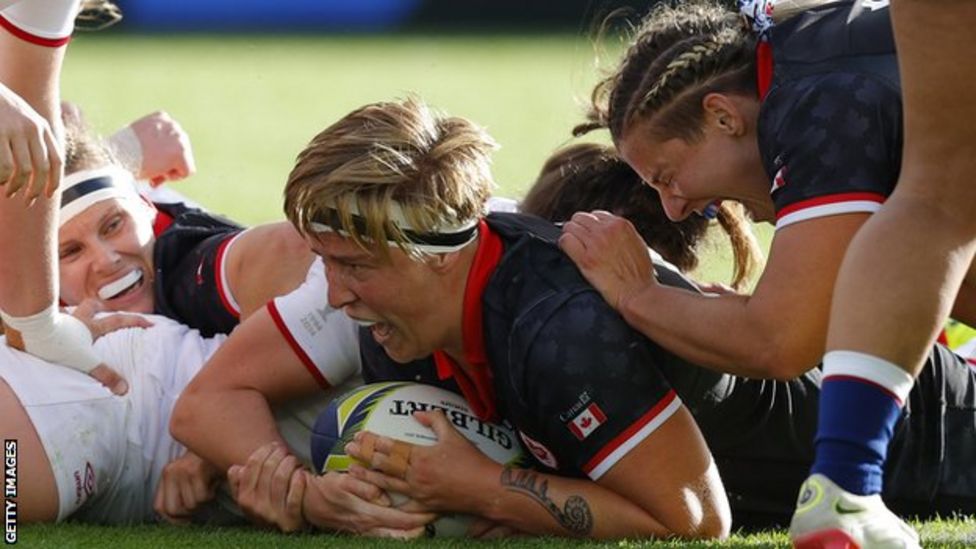 Rugby World Cup: Canada 19-26 England - Red Roses reach final - BBC Sport