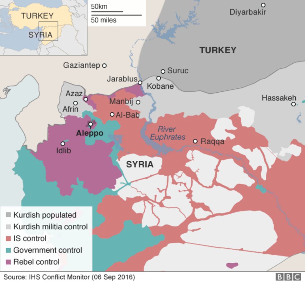 Islamic State group: Turkey and US 'ready to invade capital' - BBC News