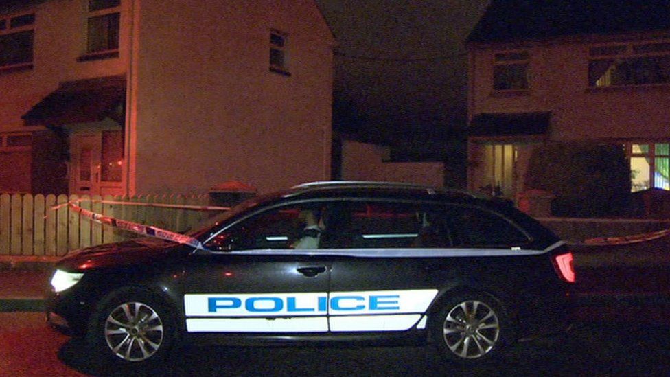 Coleraine: Mother and son shot in house by masked man - BBC News