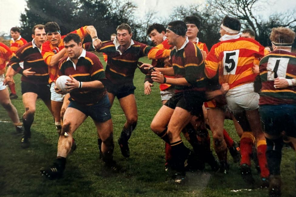 Norwich rugby manager, 54, becomes club's oldest-ever player - BBC News