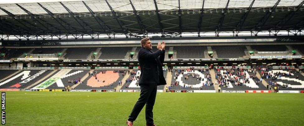 MK Dons: Chairman Pete Winkelman unsure of Karl Robinson future - BBC Sport