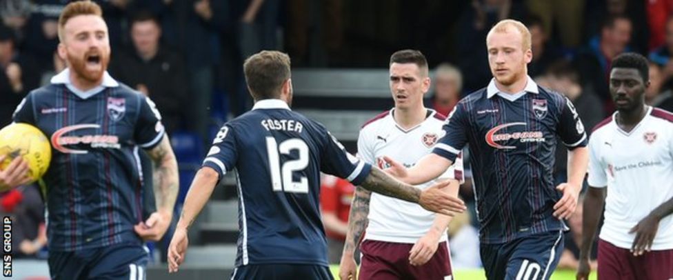 Ross County 1-2 Heart of Midlothian - BBC Sport