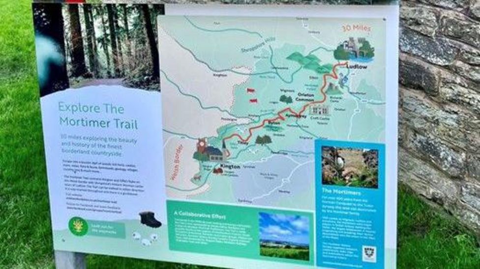 Mortimer Trail: long-distance path improved by 'trailblazers' - BBC News