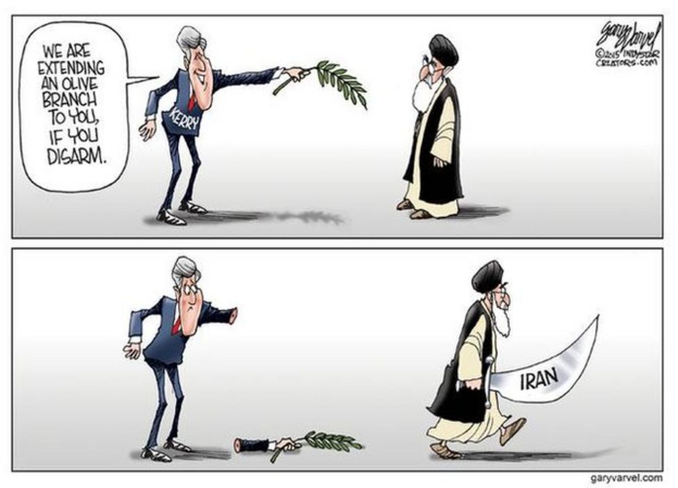 Iran-US relations: Nine cartoons tell the story - BBC News