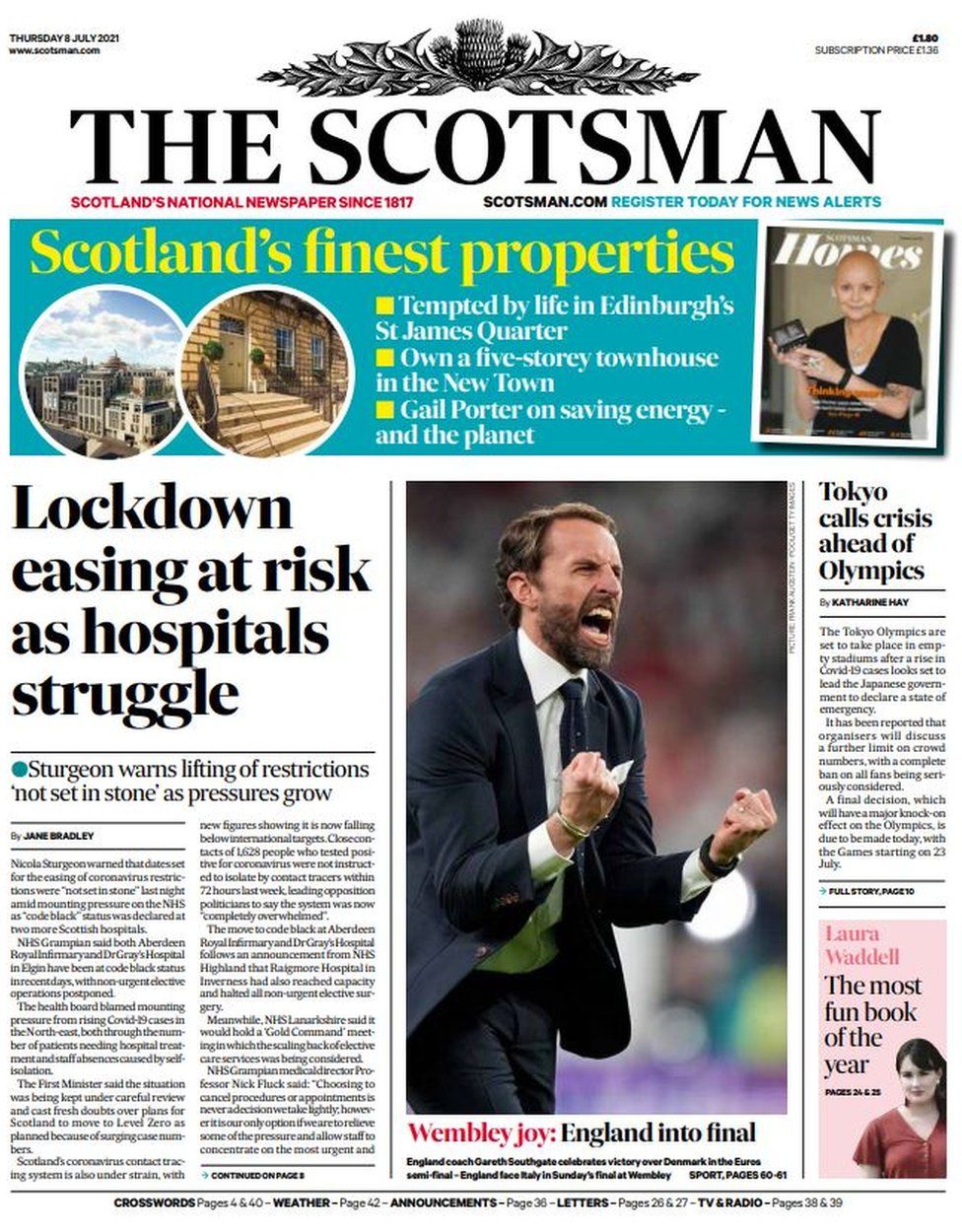 Scotland's papers: Celtic star police probe and lockdown easing doubt ...