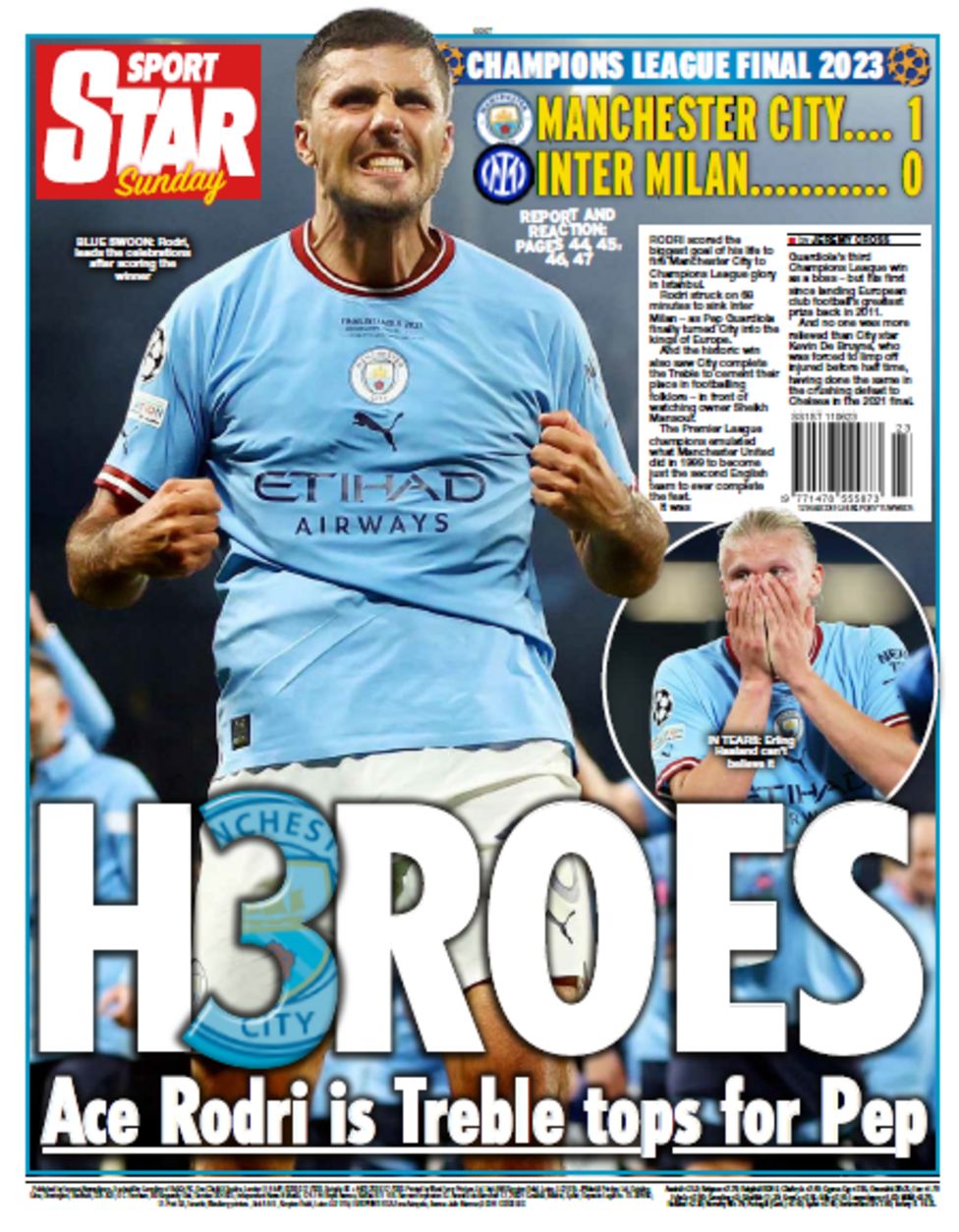 Sunday's back pages - BBC Sport
