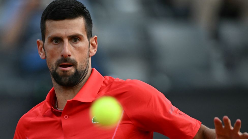Italian Open: Novak Djokovic hit by bottle after win over Corentin ...