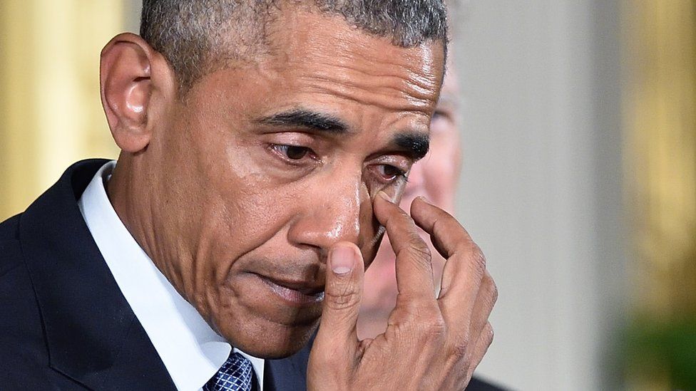 Newspaper headlines: Tearful Obama, Labour reshuffle, EU vote freedom ...