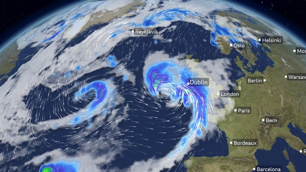 Storm Agnes: Strong wind forecast for Northern Ireland - BBC News