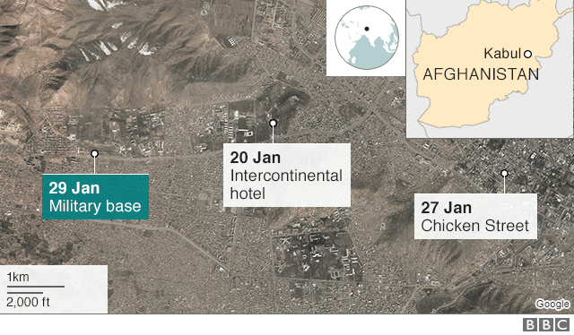 Afghanistan conflict: Deadly attack on Kabul military post - BBC News