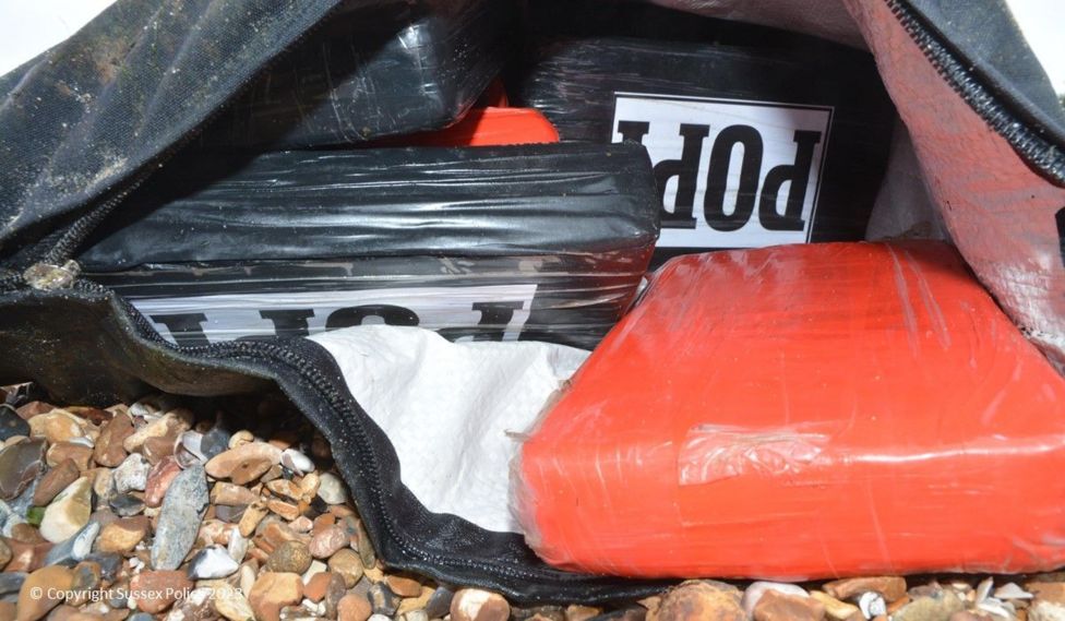 More suspected drugs wash up on Sussex coast - BBC News