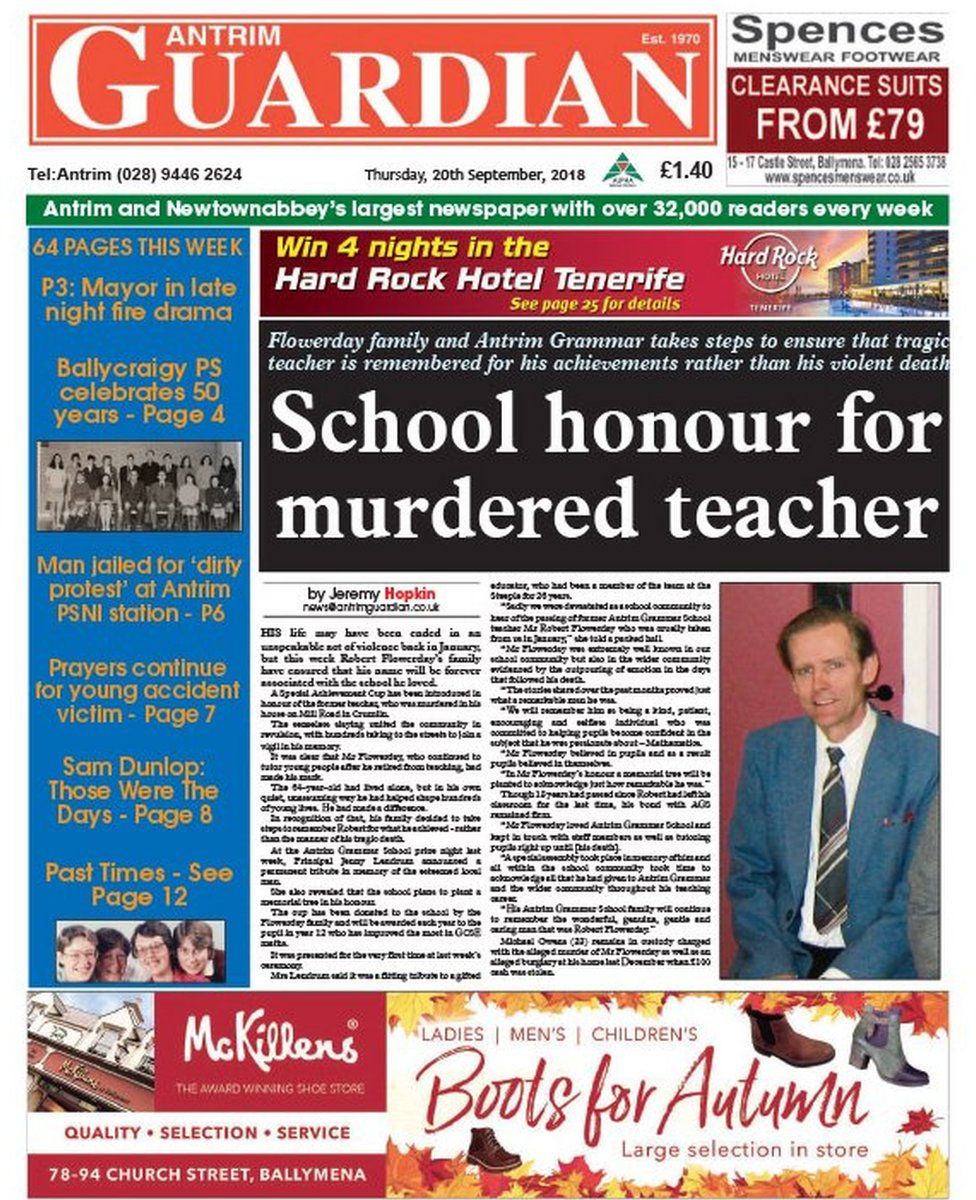 NI Weekly Paper Review: 'Dough' strike and Storm Ali clean-up - BBC News