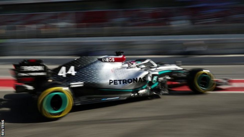 Formula 1 testing: Lewis Hamilton fastest as new 2020 cars unleashed ...