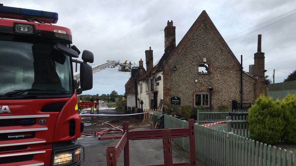 Fakenham fires: Man charged after arson attacks - BBC News