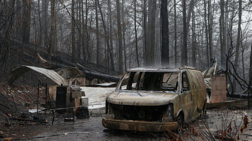 Couple among 13 dead in Tennessee fire - BBC News