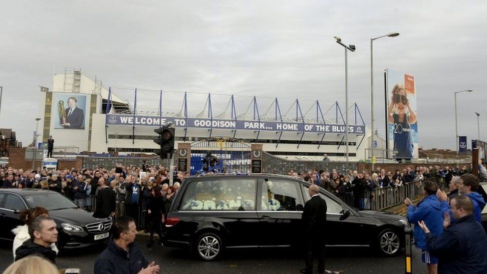 Everton plan 'Holy Trinity' statue near Goodison Park - BBC News
