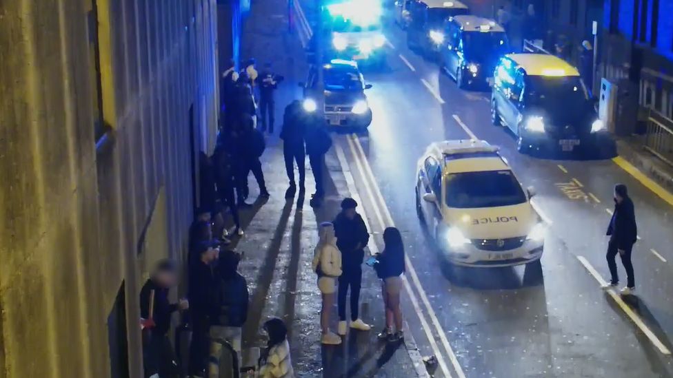 Police investigate double stabbing outside Nottingham nightclub - BBC News