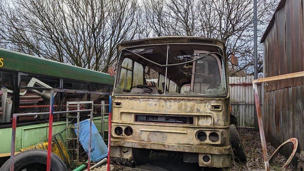 Vandals cause £20k damage at Staffordshire old bus repair firm - BBC News